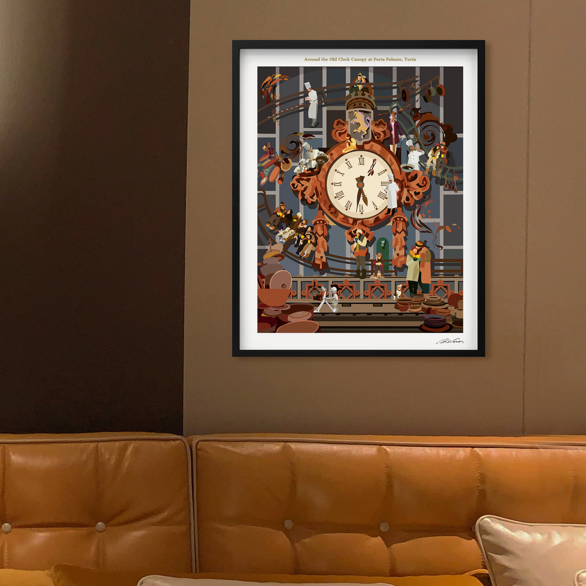Around the Old Clock Canopy at Porta Palazzo, Turin – Pierpaolo Rovero